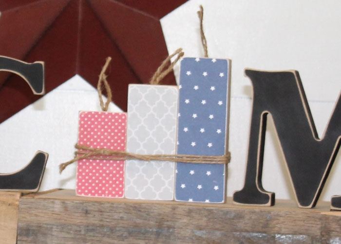 Interchangeable Welcome Letters {Firecrackers}