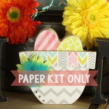 PAPER KIT for Easter Basket
