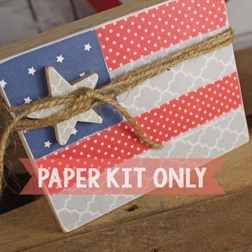 PAPER KIT for Flag