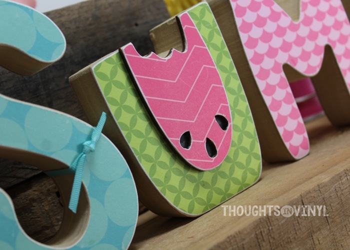 Wooden Summer letters