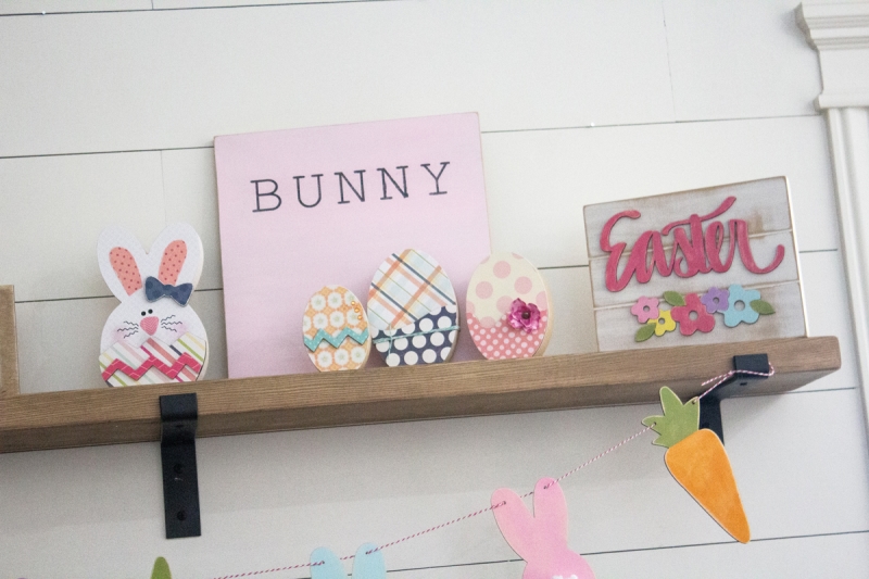 Wooden Bunny Layering Sign