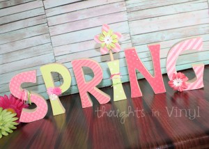 Spring Crafts & Teacher Gifts | Thoughts in Vinyl