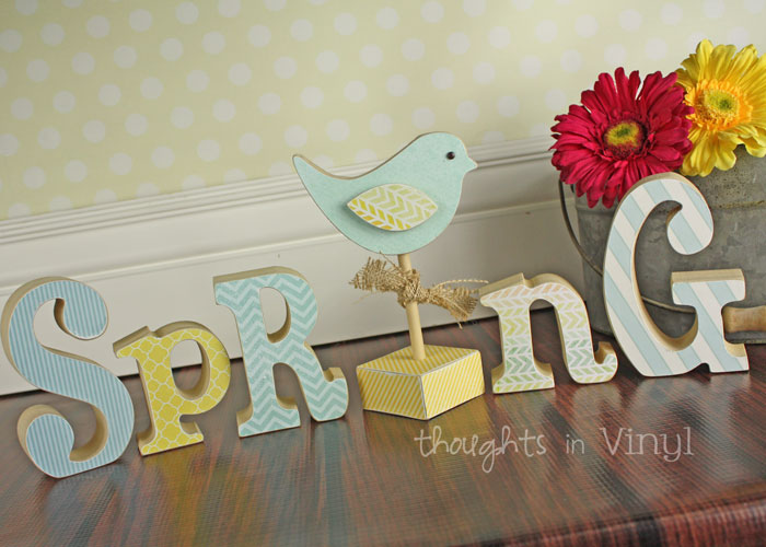 Spring Crafts | Thoughts in Vinyl